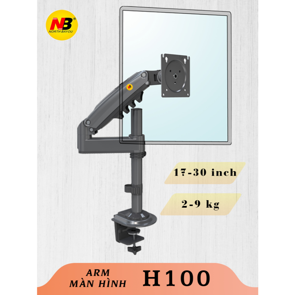 H100 Monitor Mount Arm Monitor Stand/ [Monitor 22" - 35"] – [More ...