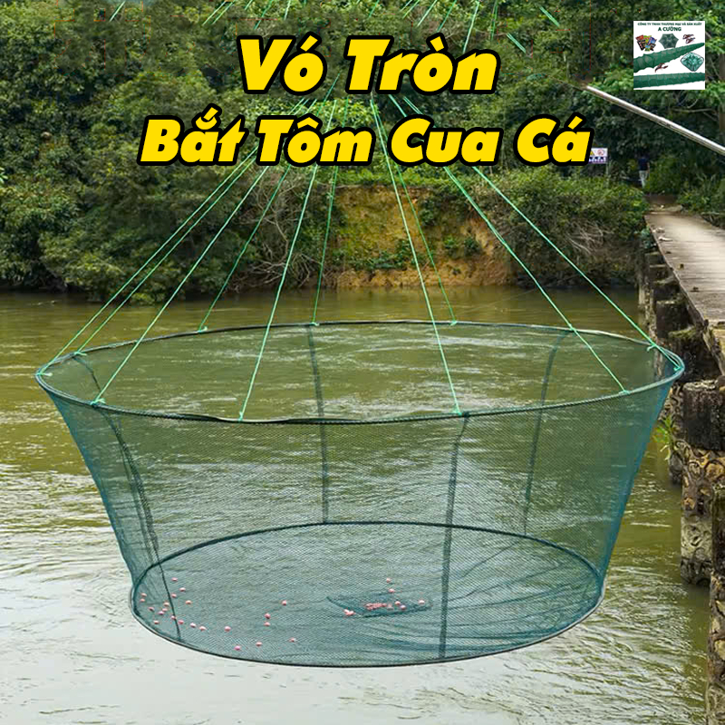 [Type 1] Thai 2m Round Shrimp Crab Fish Trap, Super Durable and Smart ...