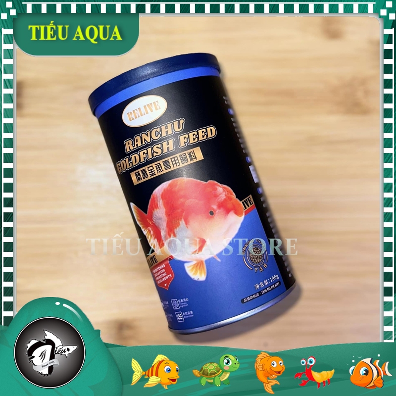 Relive Ranchu Goldfish Feed - Quality food for Goldfish (180gr jar ...