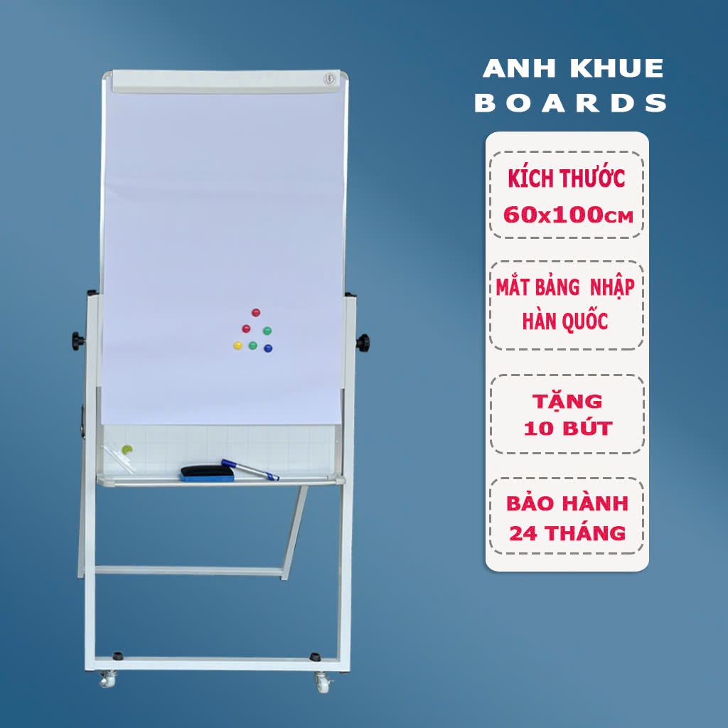 Conference Flipchart with Folding Legs 60*100cm (Free 10 whiteboard ...