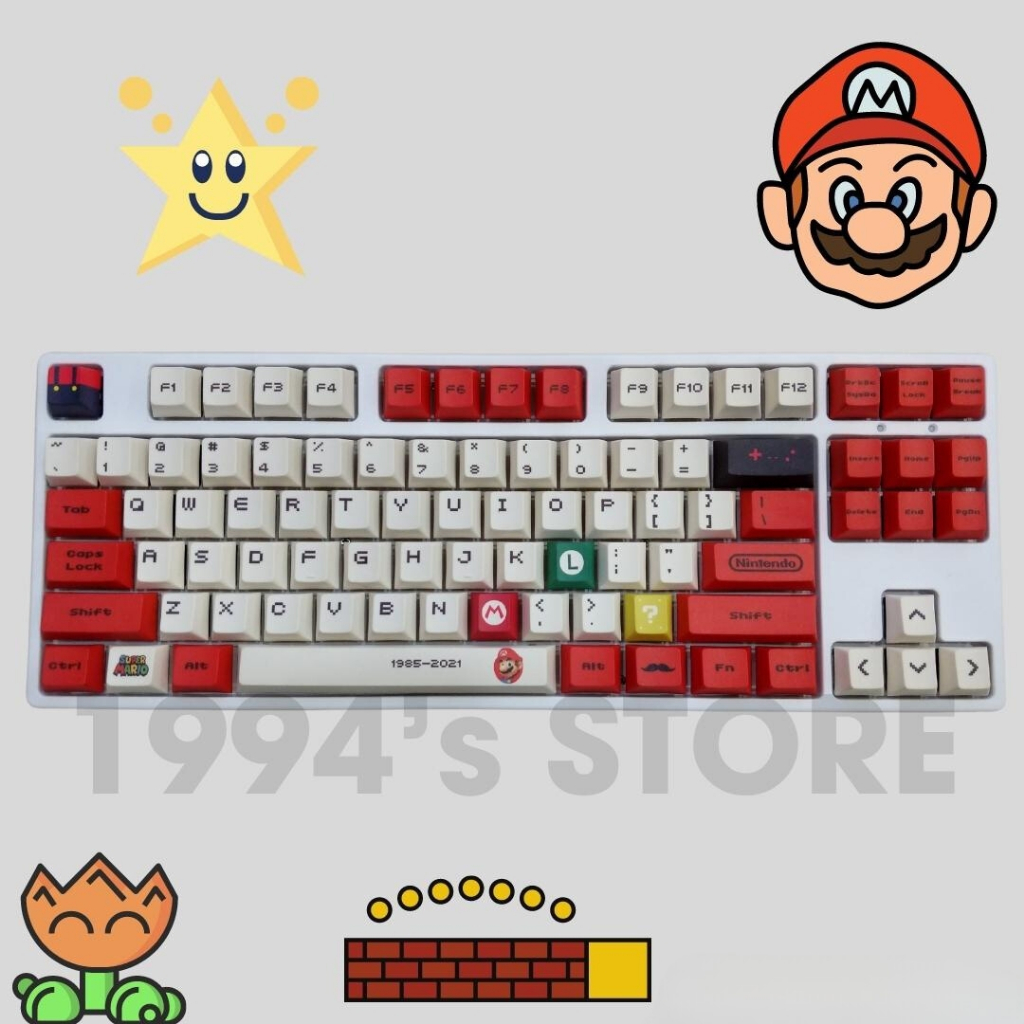 Unique PBT keycaps Set - keycaps for RK61, DAREU EK861, GK61, Vortex Tab 60 keyboards | Shopee ...