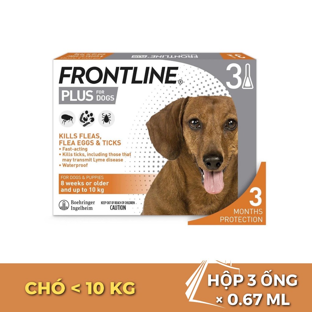 Frontline PLUS for Dog - Small nape to treat ticks and lice for Dogs ...