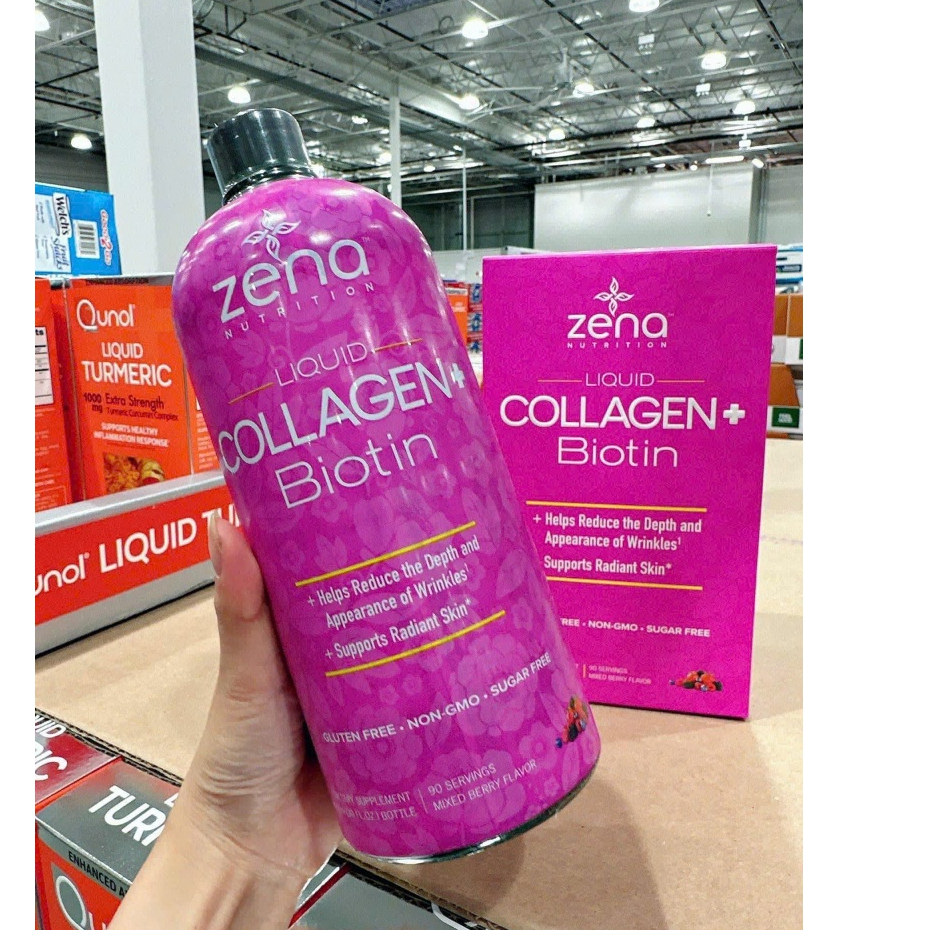 Zena Nutrition Liquid Collagen + Biotin USA (1 jar course) | Shopee ...
