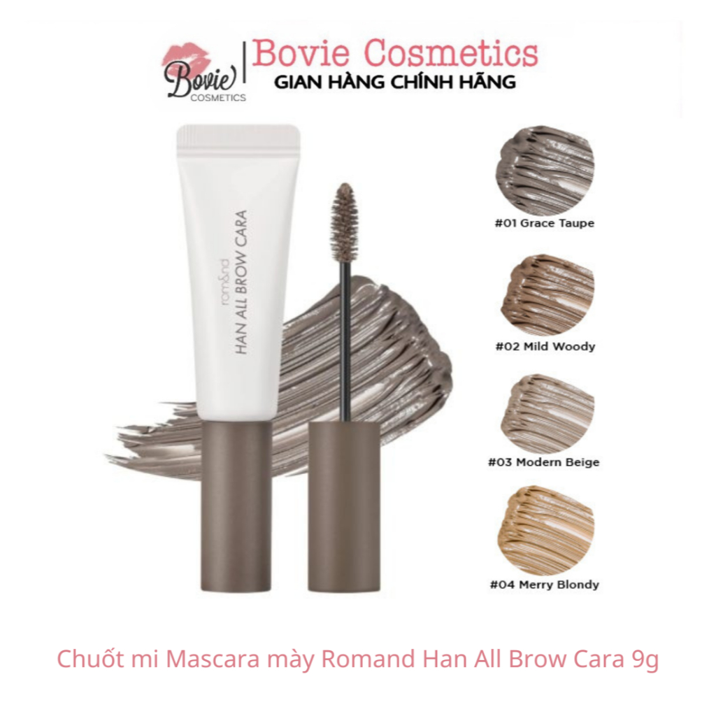 Romand Han All Brow Cara Eyebrow Mascara 9g | Shopee Malaysia