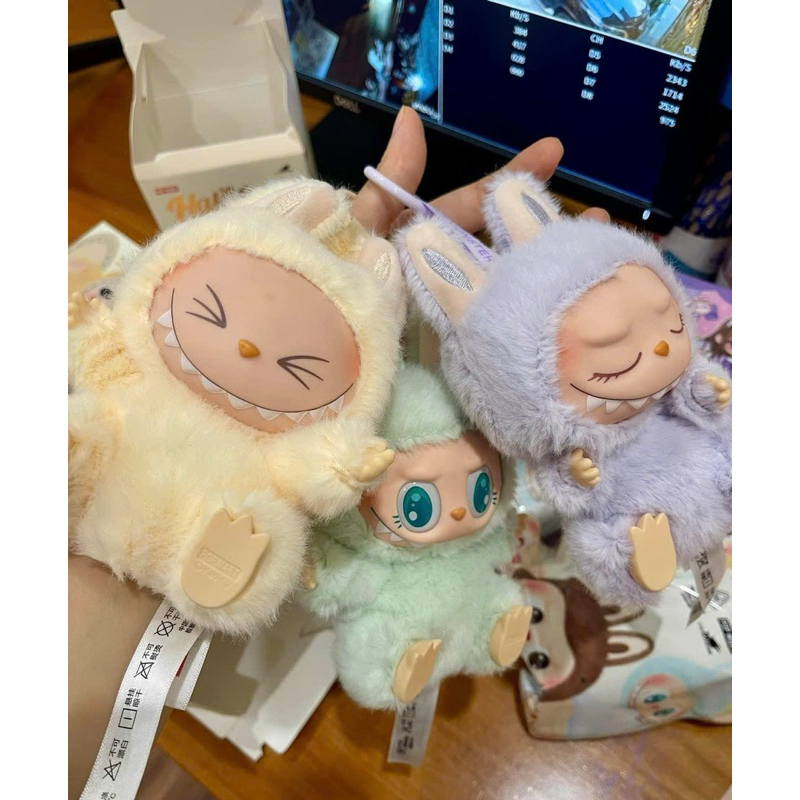 Labubu v2 Macaron keychain REP 1:1 blind box keychain children's toy ...