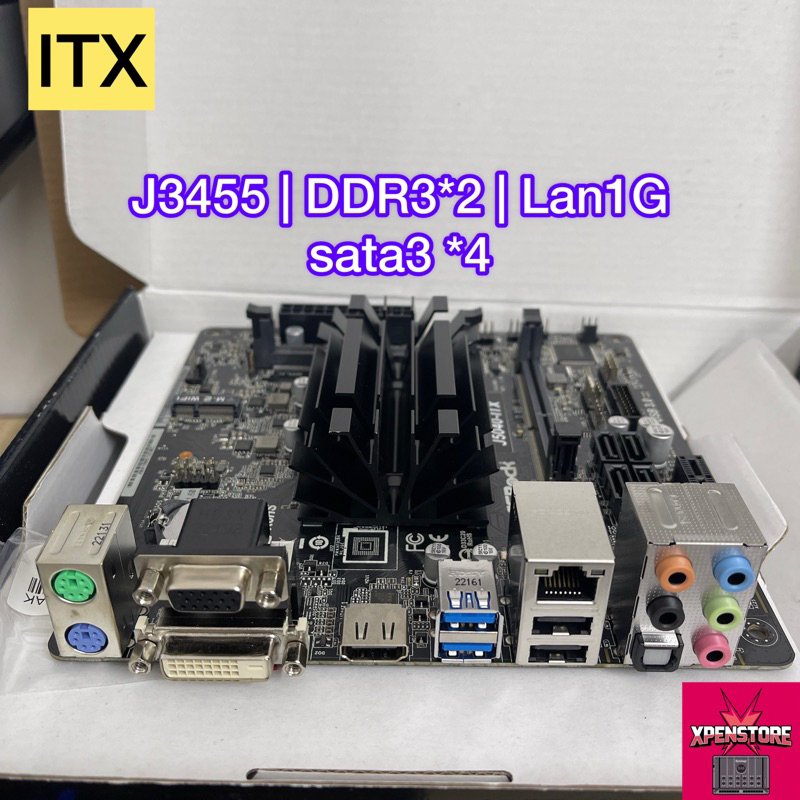 Main ITX Asrock J3455 NAS Xpenology, synology to | Shopee Malaysia