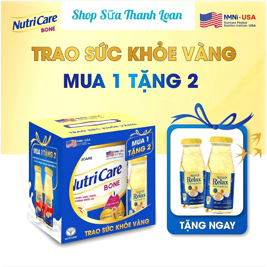 [HSD December 2026] Nutricare Bone Milk Powder 850g Prevents Osteoporosis and Joint Cartilage ...