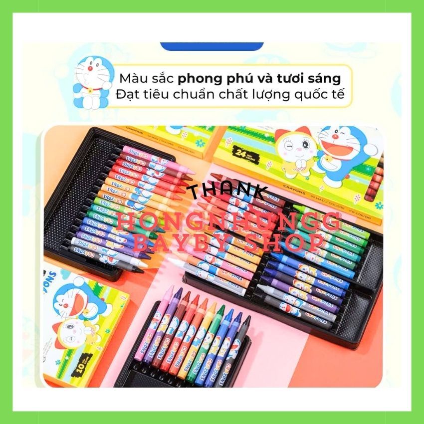 Thien Long Colokit Doremon Crayons 24 colors, bright colors | Shopee ...