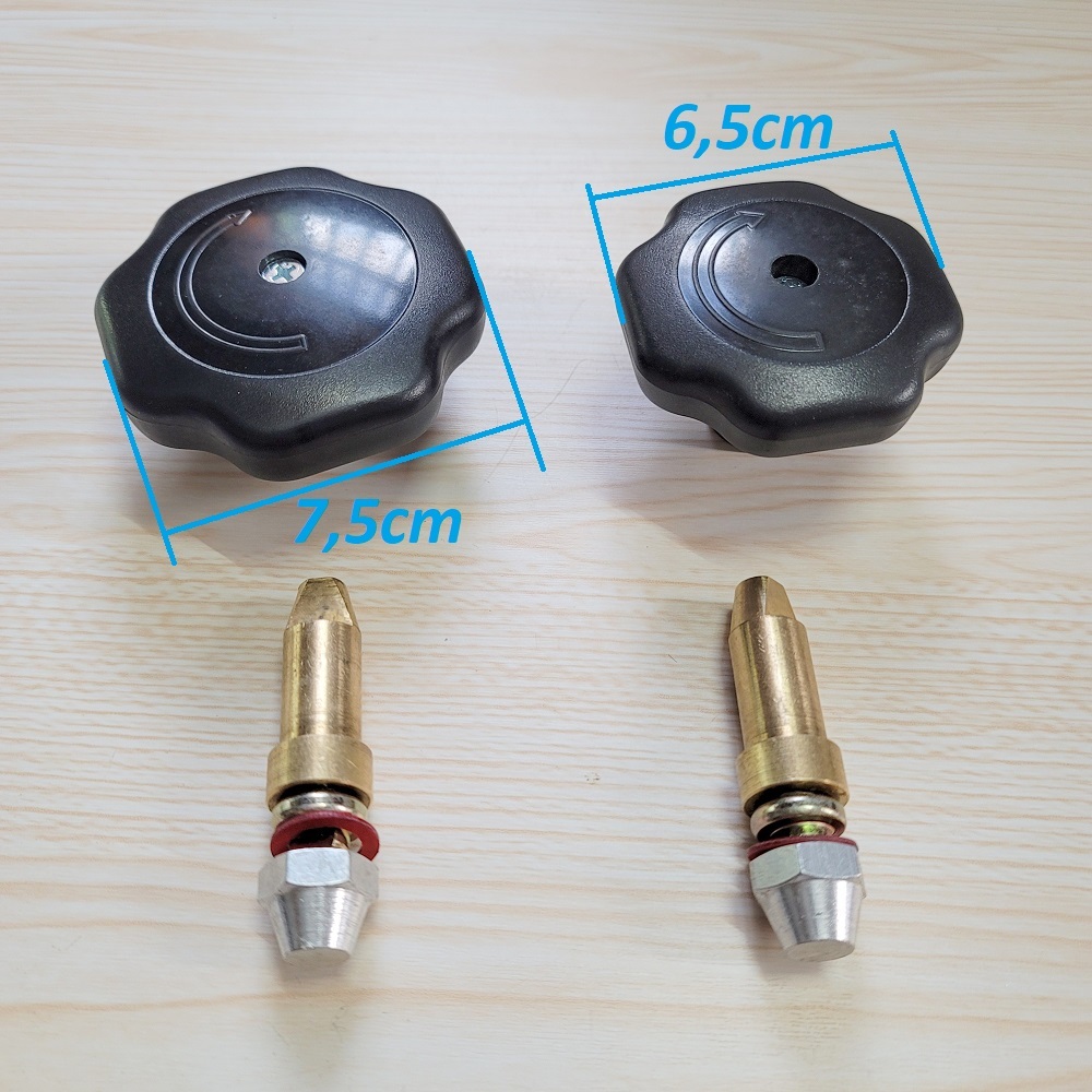 Copper shaft, 2-handle gas pressure cooker knob (QUALITY PRODUCTS ...
