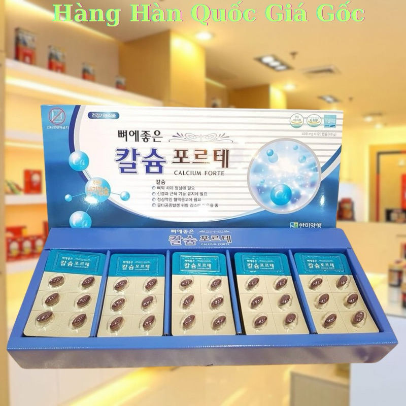 Korean Hanmi Calcium Tablets, Green Box of 120 tablets | Shopee Malaysia