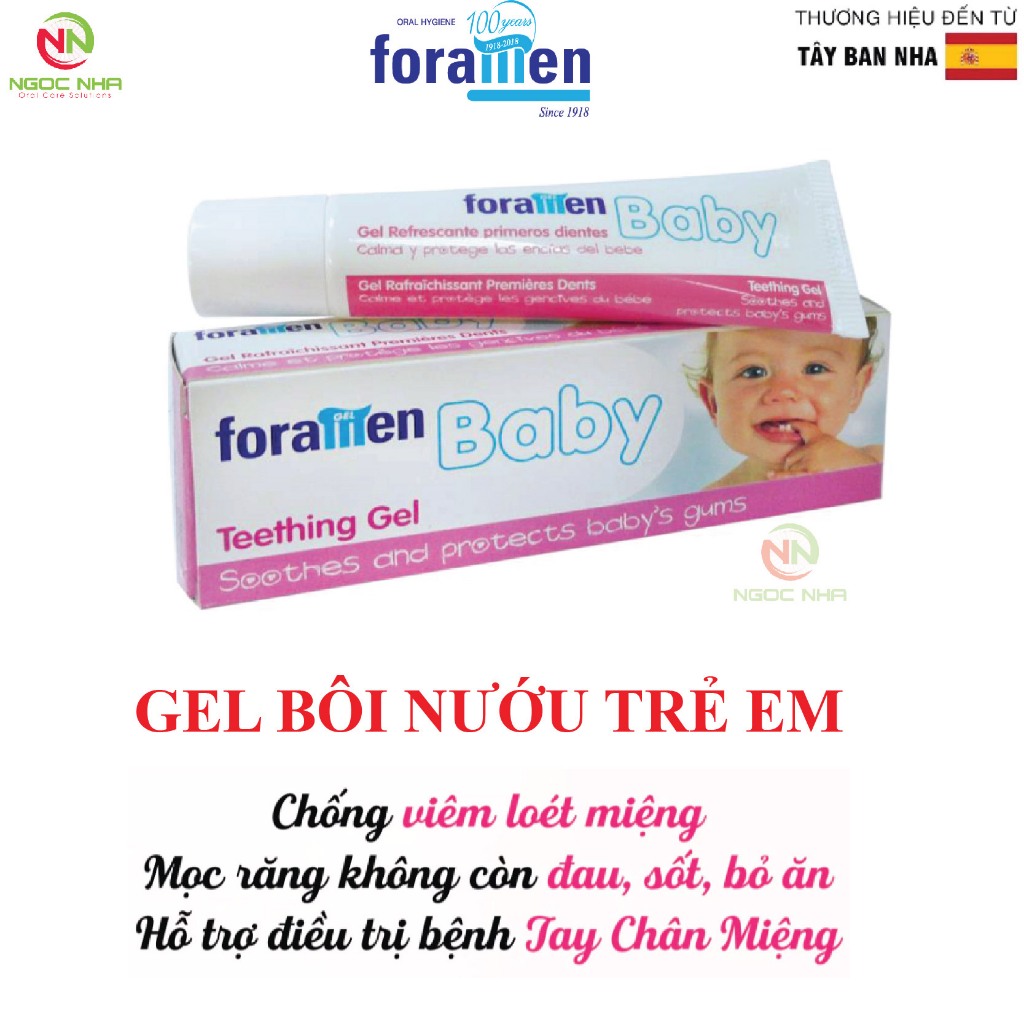 Foramen Baby 30ml gum pain relief Gel for teething children | Shopee ...