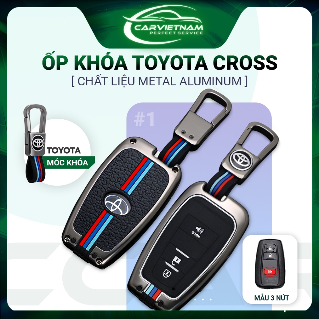 Toyota Cross 2021, 2022, 2023, 2024, 2025 Key Case - High Quality Alloy ...