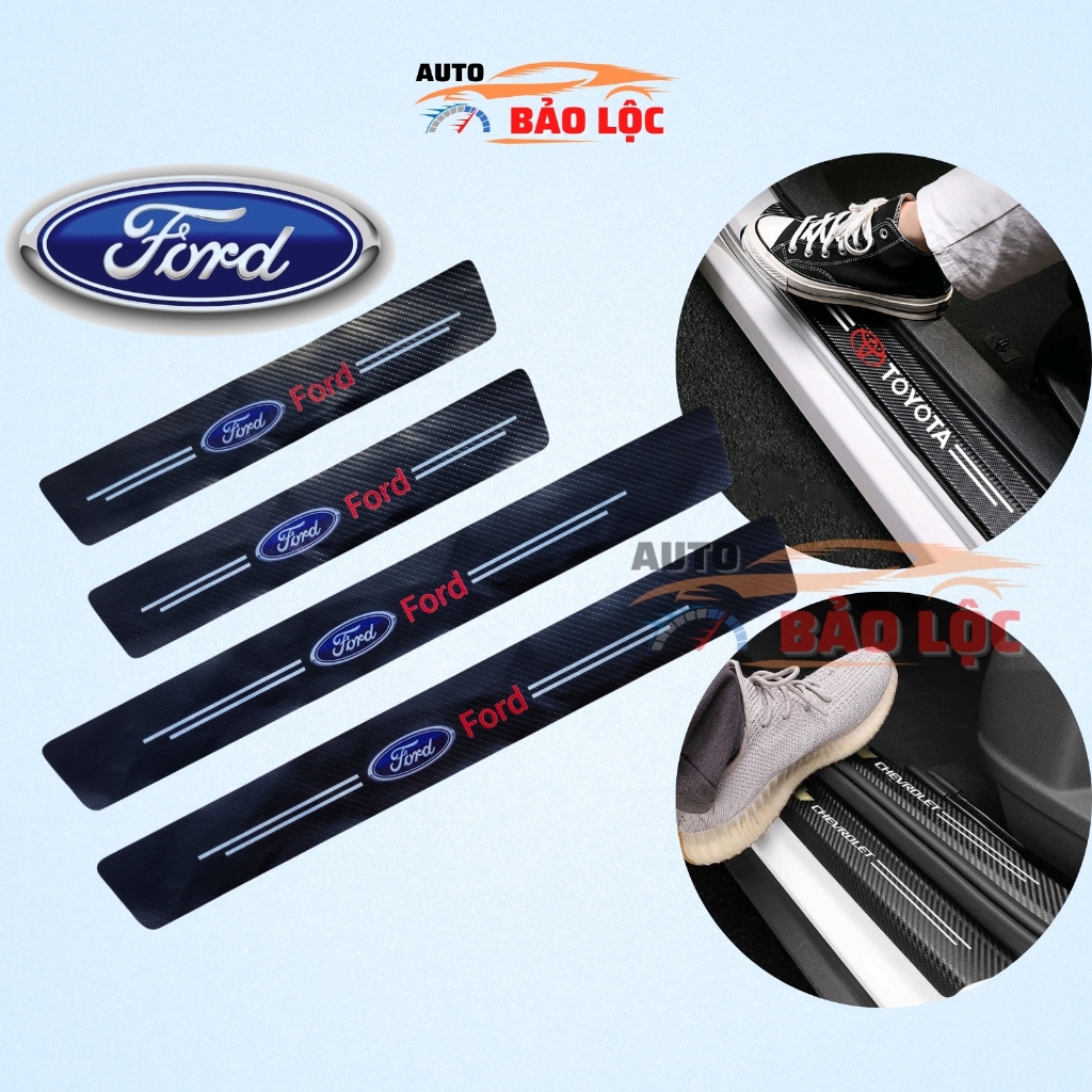 Ford - Set of anti-scratch stickers with FORD Logo to protect door ...