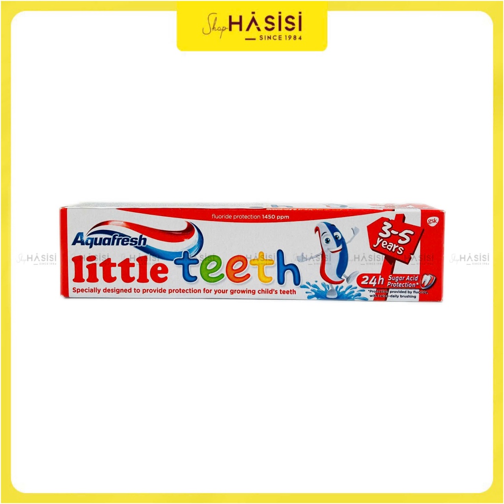 Aquafresh Toothpaste - Little Teeth 3-5 Years 50ml (KĐR Baby 3-5 Years ...
