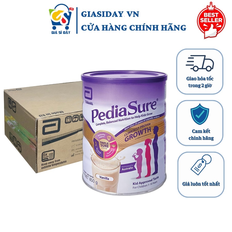 [HSD 2025] [CASE] PediaSure Australian Milk Vanilla Flavor Purple Lid ...