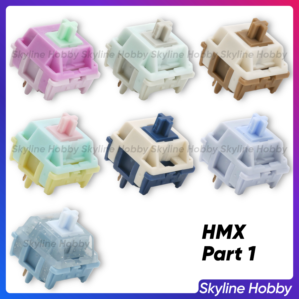 Hmx Mechanical Keyboard Switch - Rainbow Candy, Glazed Jade, Macchiato ...
