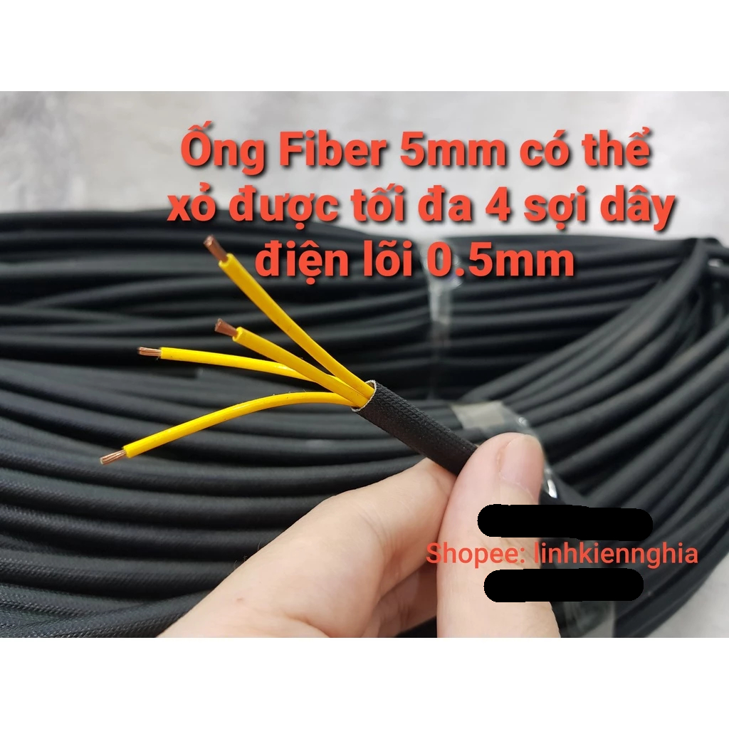 Fiberglass Fireproof Pipe_Fireproof Electrical Wire Fiber Pipe 5mm (1 ...