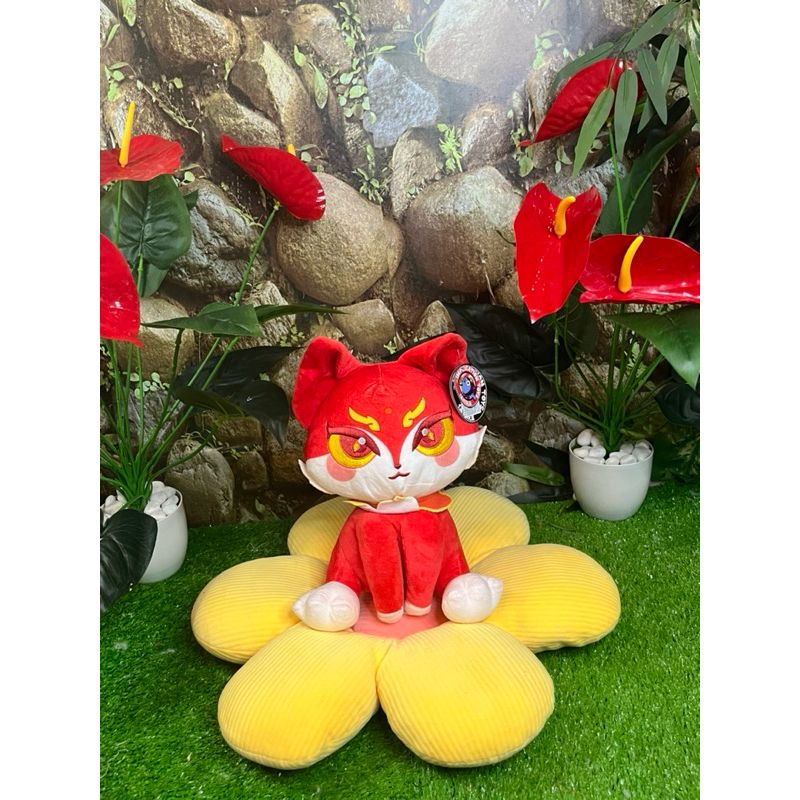 Red fox teddy bear (take Timezone) | Shopee Malaysia