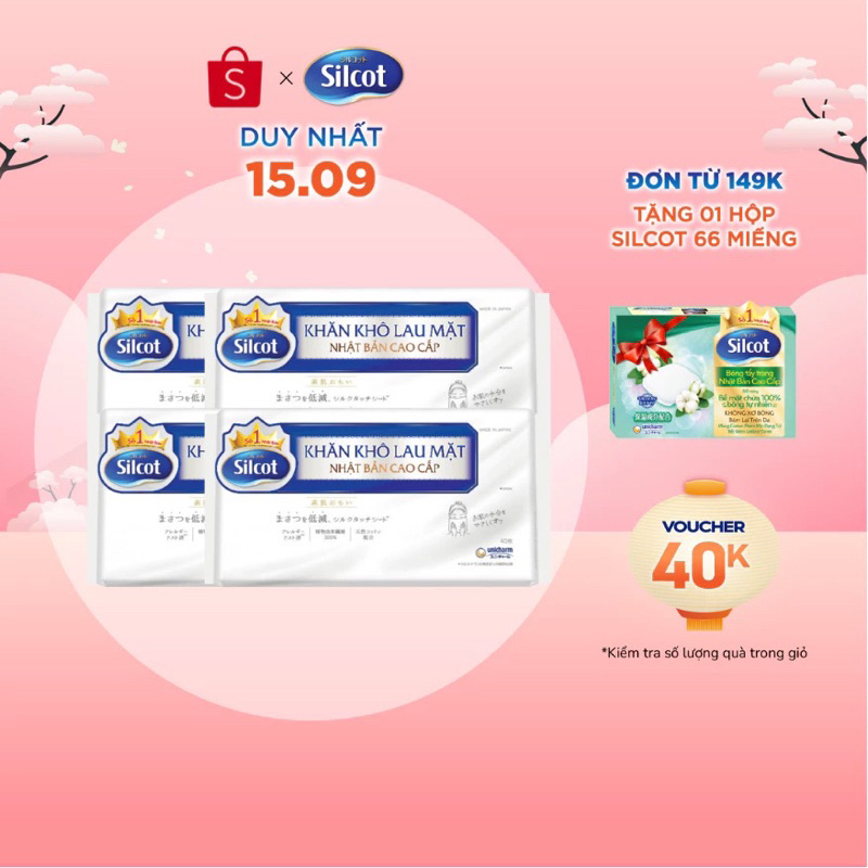 [NEW] Combo of 4 packs of Silcot facial dry towels 40 pieces/pack ...