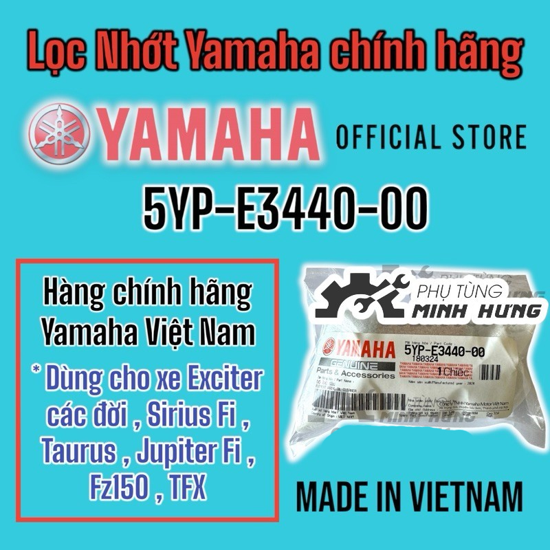 Genuine Vietnamese Yamaha oil filter Exciter 150 - Exciter 155 ...