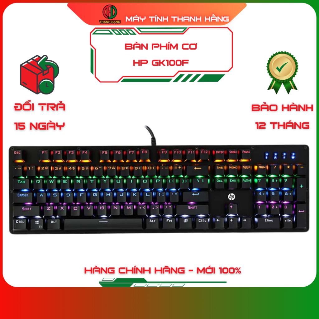 Hp GK100F Mechanical Keyboard | Shopee Malaysia