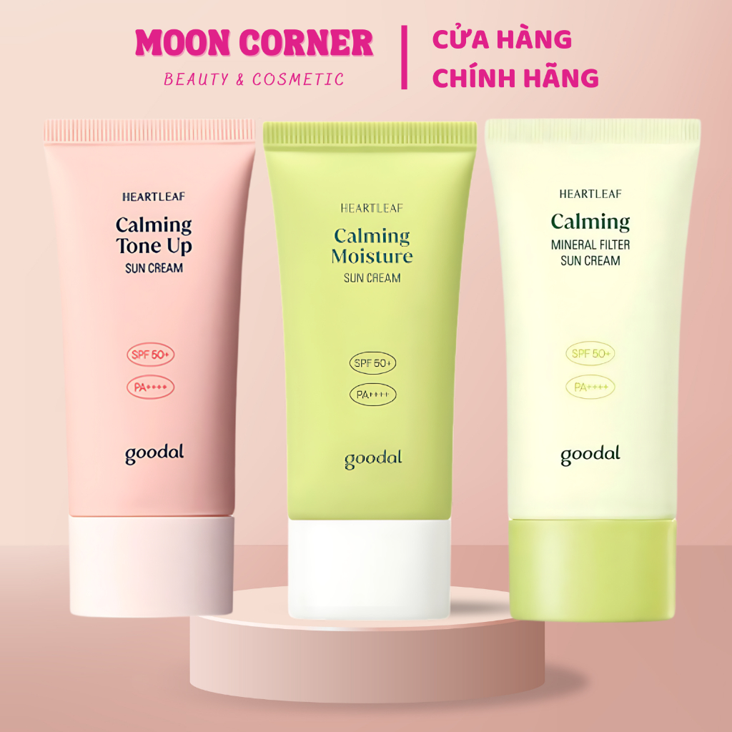 Goodal HEARTLEAF CALMING MOISTURE SUN CREAM SPF 50+ PA++++ 50ML ...