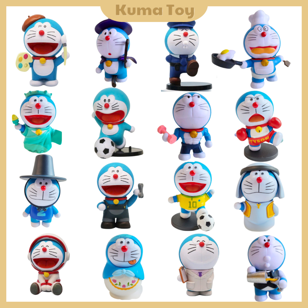 Doraemon cosplay model of career, Nation, Witch, Chef, Gymer, Painter ...