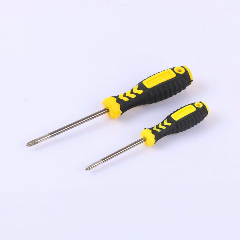 Plastic screwdriver with BLACK GOLD HANDLE, 4 sides WITH MAGNETIC ...