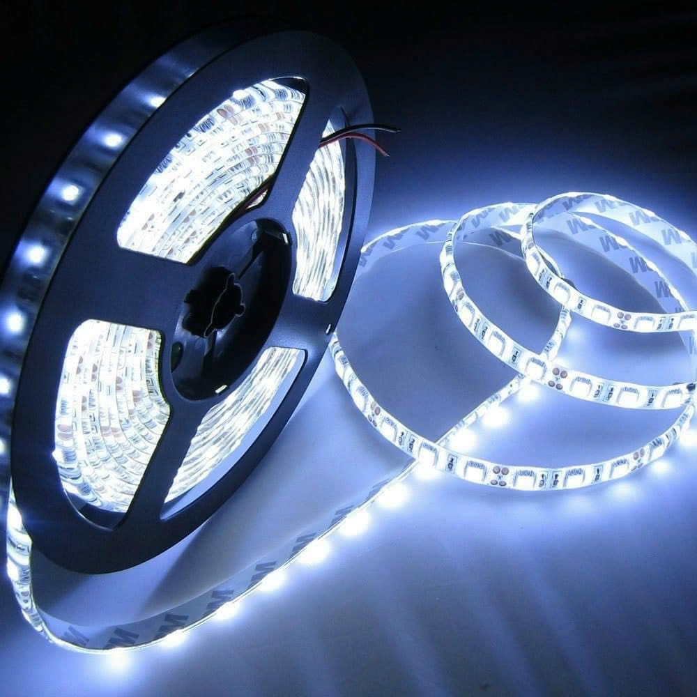 Led strip stickers USING ELECTRICITY 12V 2835 8mm, roll 5 meters long ...