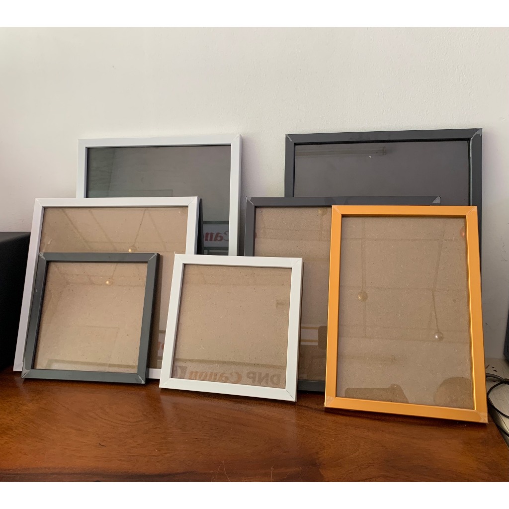 Photo frames, wall frames, square tabletop, A3/A4 | Shopee Malaysia