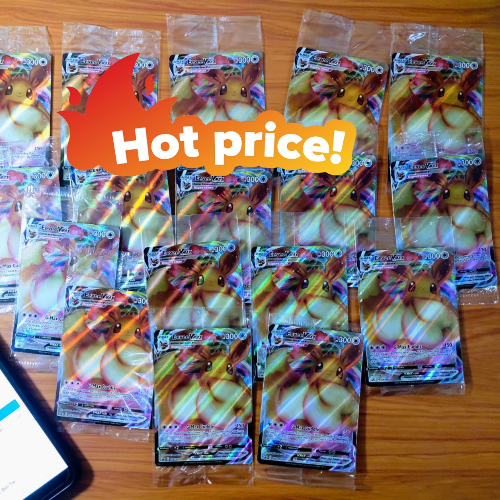 Genuine Pokemon Eevee VMAX Full Art Promo Card (Sealed) - SWSH087 ...