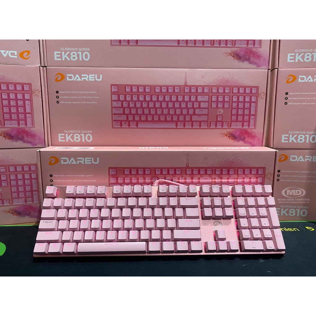 Dareu EK810 Pink Mechanical Gaming Keyboard | Shopee Malaysia