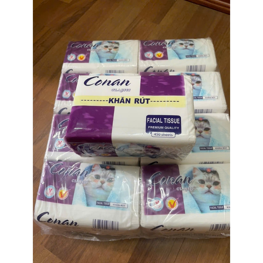 Conan tissue paper / 450 sheets. Conan cat tissue paper | Shopee Malaysia