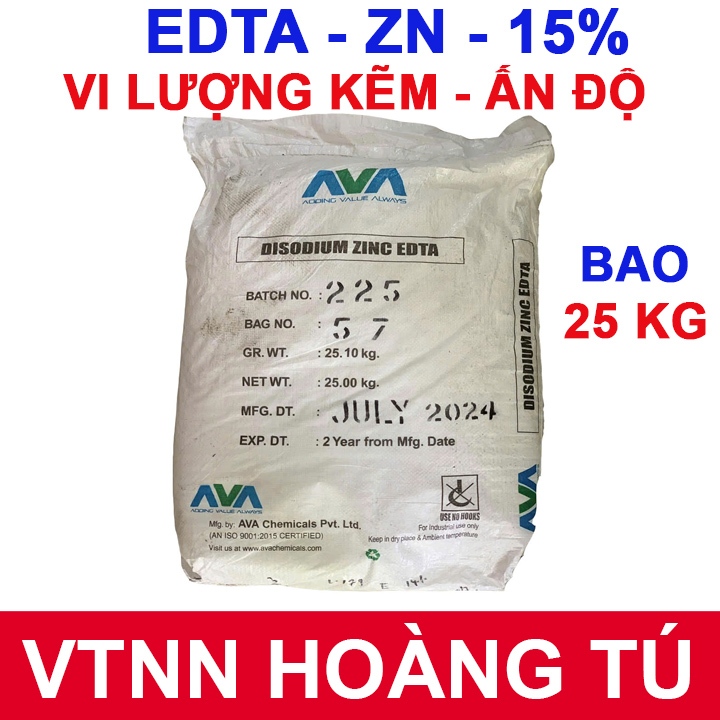 BACK 25 KG - Micronutrient Zinc Chelate (Zn-EDTA-15) INDIA completely ...