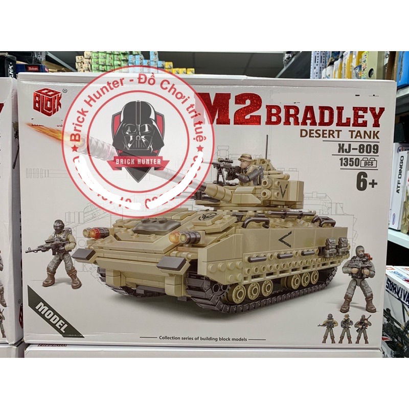 Army Non megablocks XJ 809 Tank M2 Bradley US Army Tank assembly toy ...