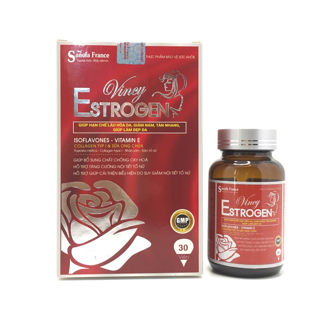 Vincy ESTROGEN female hormone pills [GENUINE] - helps limit skin aging ...