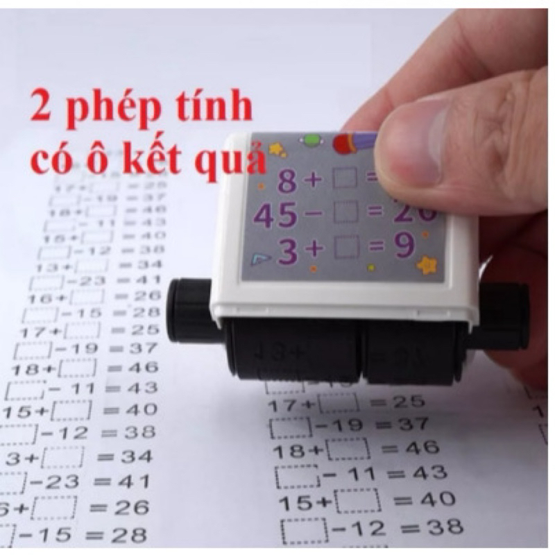 [Free Ink] Roller printer creates calculations, Addition, Subtraction ...
