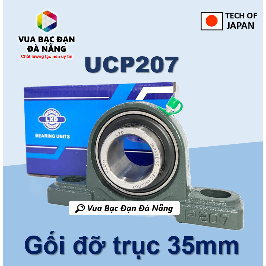 High quality UCP207 bearing housing set with 35mm shaft hole - King of ...
