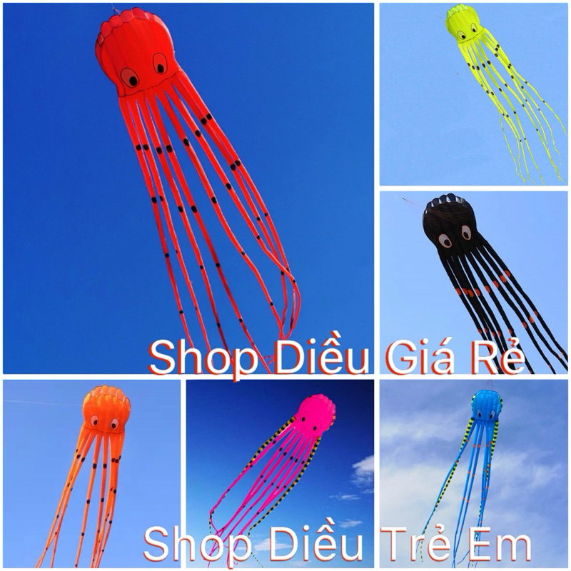 [BUY 1 GET 1 FREE] 8 meter octopus aerodynamic kite + FREE kite bag (3d ...