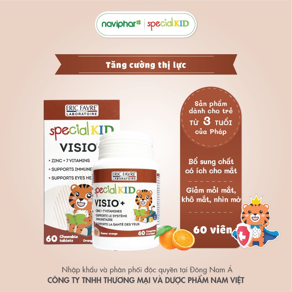 Special Kid Visio+ chewable tablets and lozenges - Supports reducing ...