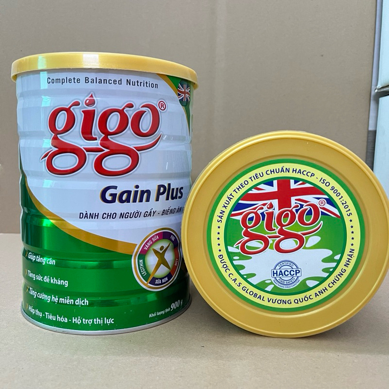 Gigo Gain Plus Milk Box 900g (Weight Gain solution, suitable for skinny ...