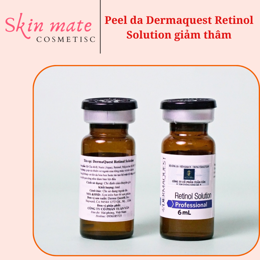 Dermaquest Retinol Solution skin Peel reduces dark spots, anti-aging ...