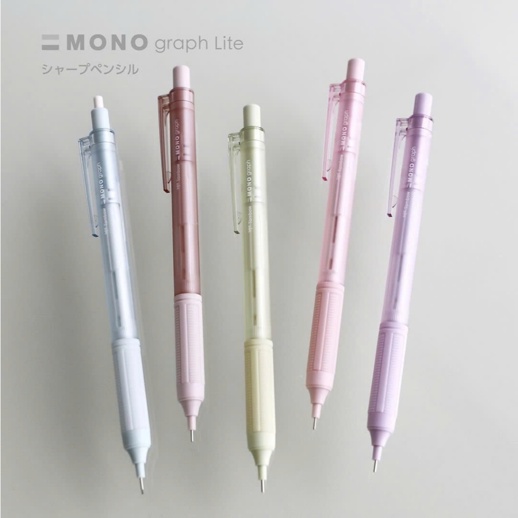 Tombow Mono Graph Lite Glass Pastel Limited Pencil 0.5mm | Shopee Malaysia
