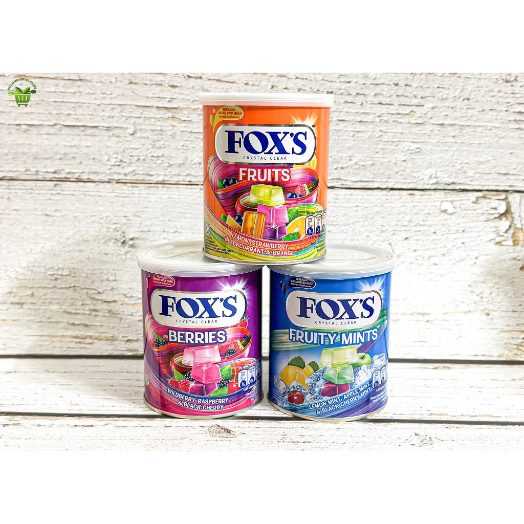 Fox Fruit Candy box 180g (3 types) | Shopee Malaysia