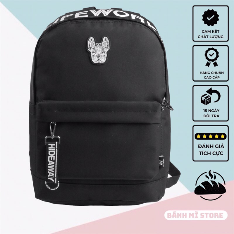 Life WORK HIDEAWAY Backpack 2024 Brand Standard Rubber Logo Size 42x30 ...