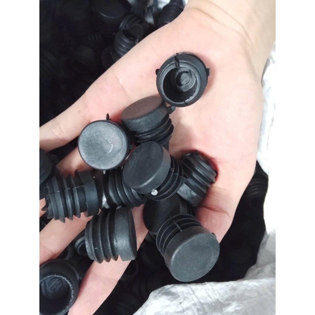 12 pieces of 22 tube end caps, box pipe end caps, round pipe plugs ...