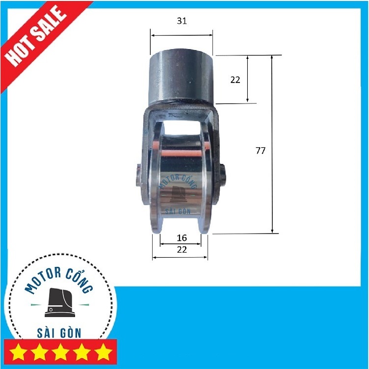 Curved sliding gate wheel - 360 degree rotating wheel with H rail ...