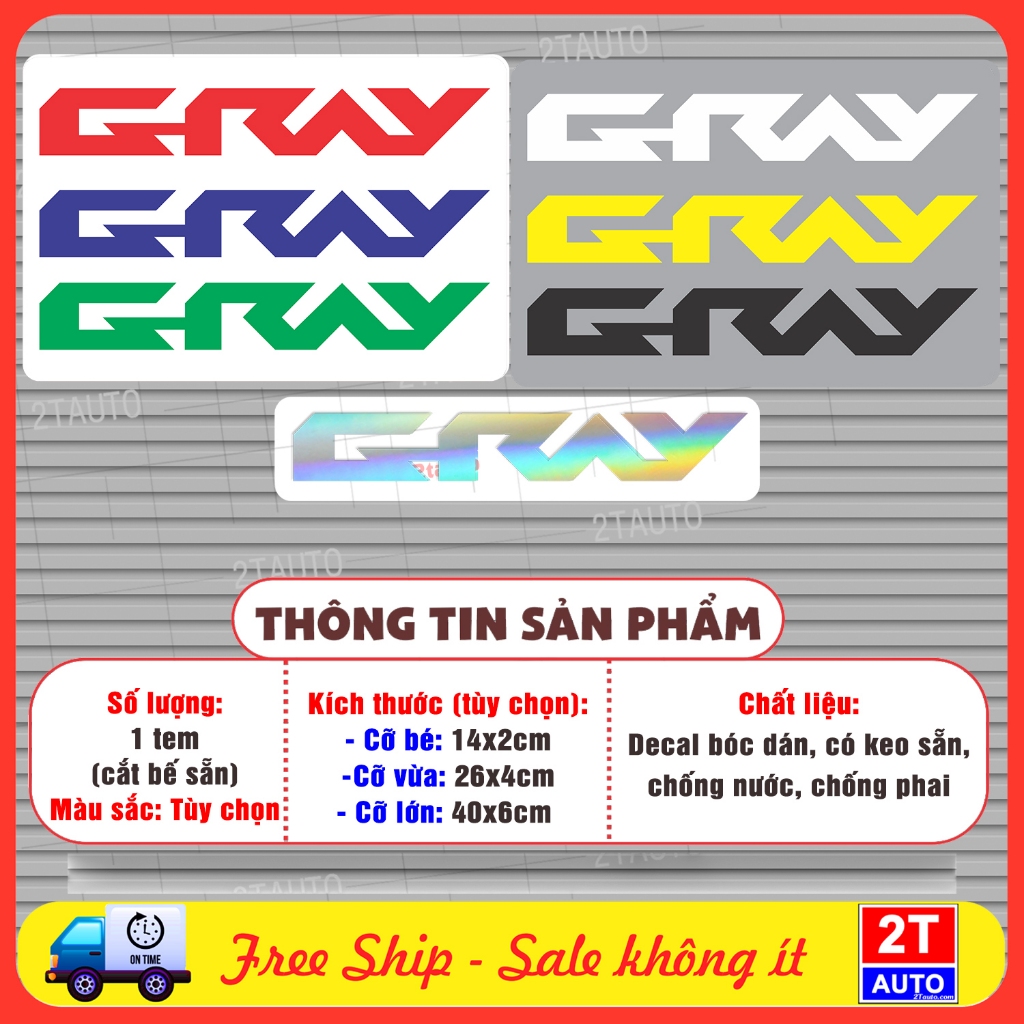 (PRICE For 1 STAMP) Gray Decal Logo, Gray Lettering Sticker for Fixed ...