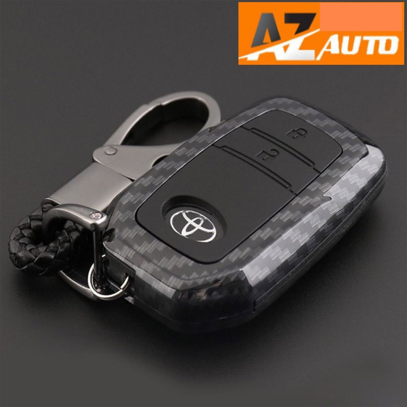 Toyota car key cover 2 buttons, 3 buttons, 4 buttons Carbon pattern ...