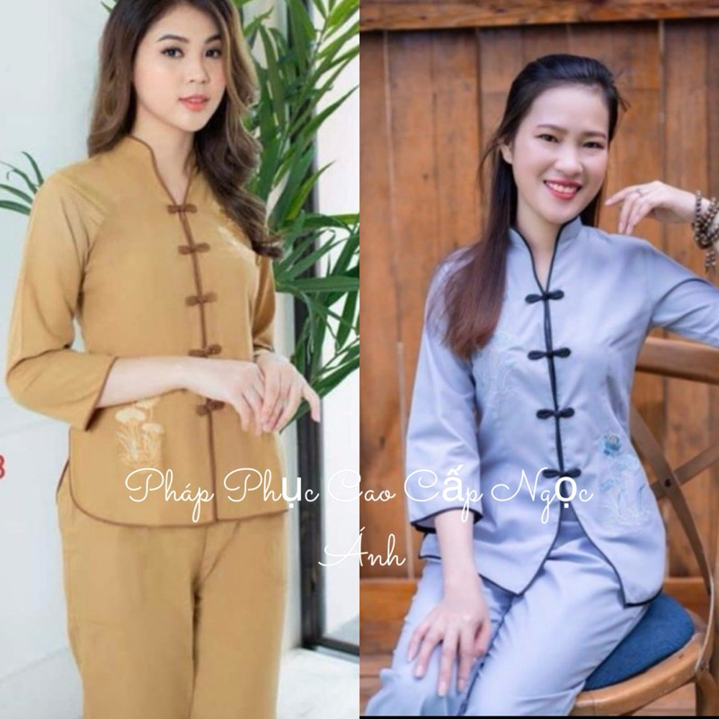 Pagoda outfits for women - Set of women's dharma costumes with straight ...